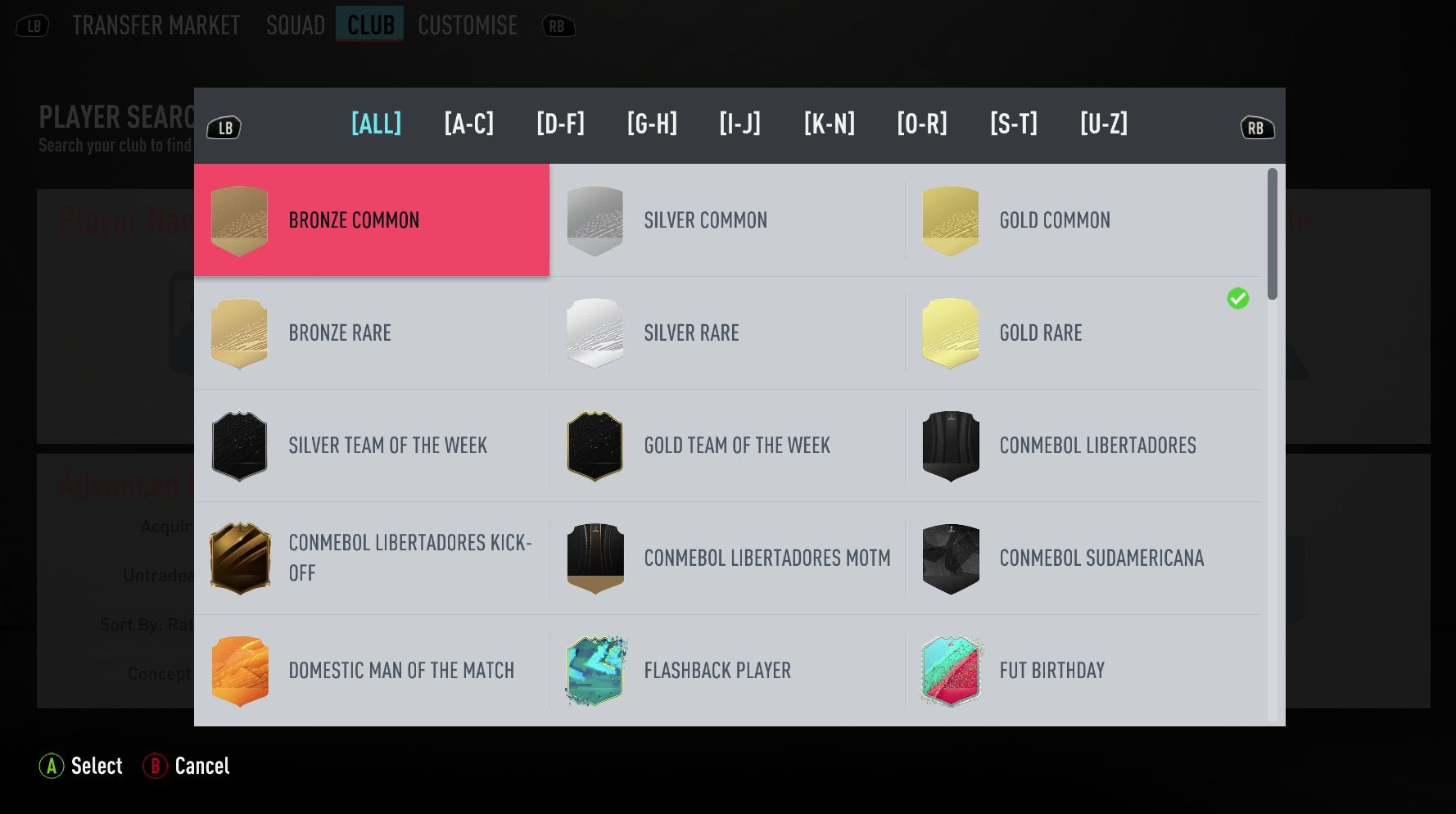 New FIFA 20 Update Adds Special Item Filter In FUT | FIFA Infinity