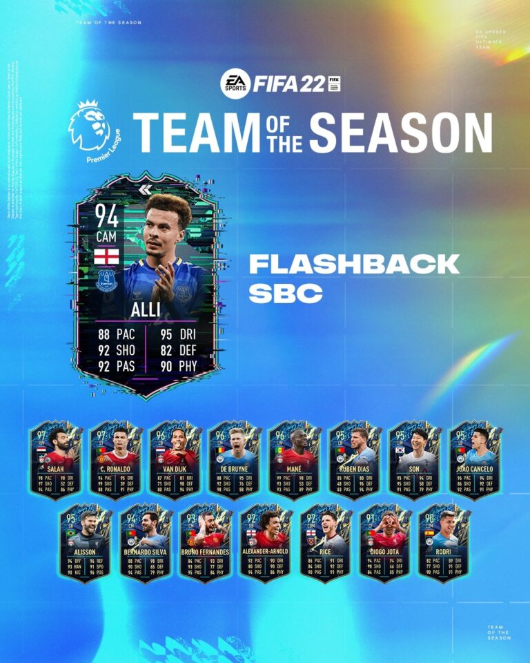 FIFA 22 Ultimate Team: Premier League TOTS Released | FIFA Infinity