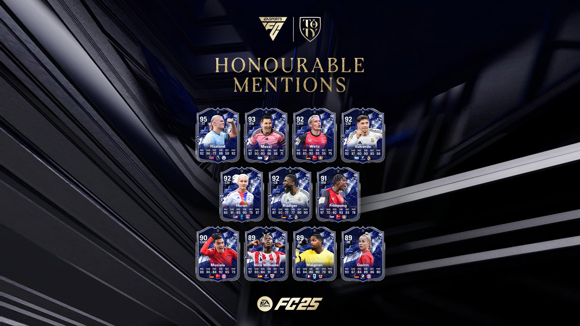 FC 25 Ultimate Team TOTY: Full Men's and Women's Squads Released in Packs | FIFA Infinity